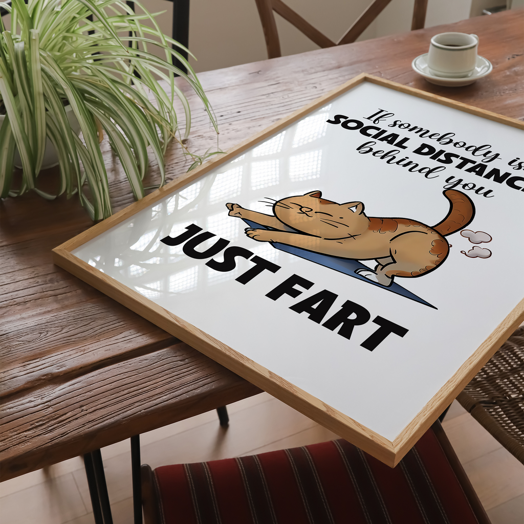 Sjov Citatplakat - Skab Daglig Glæde og Humor i Dit Hjem – Just Karikatur