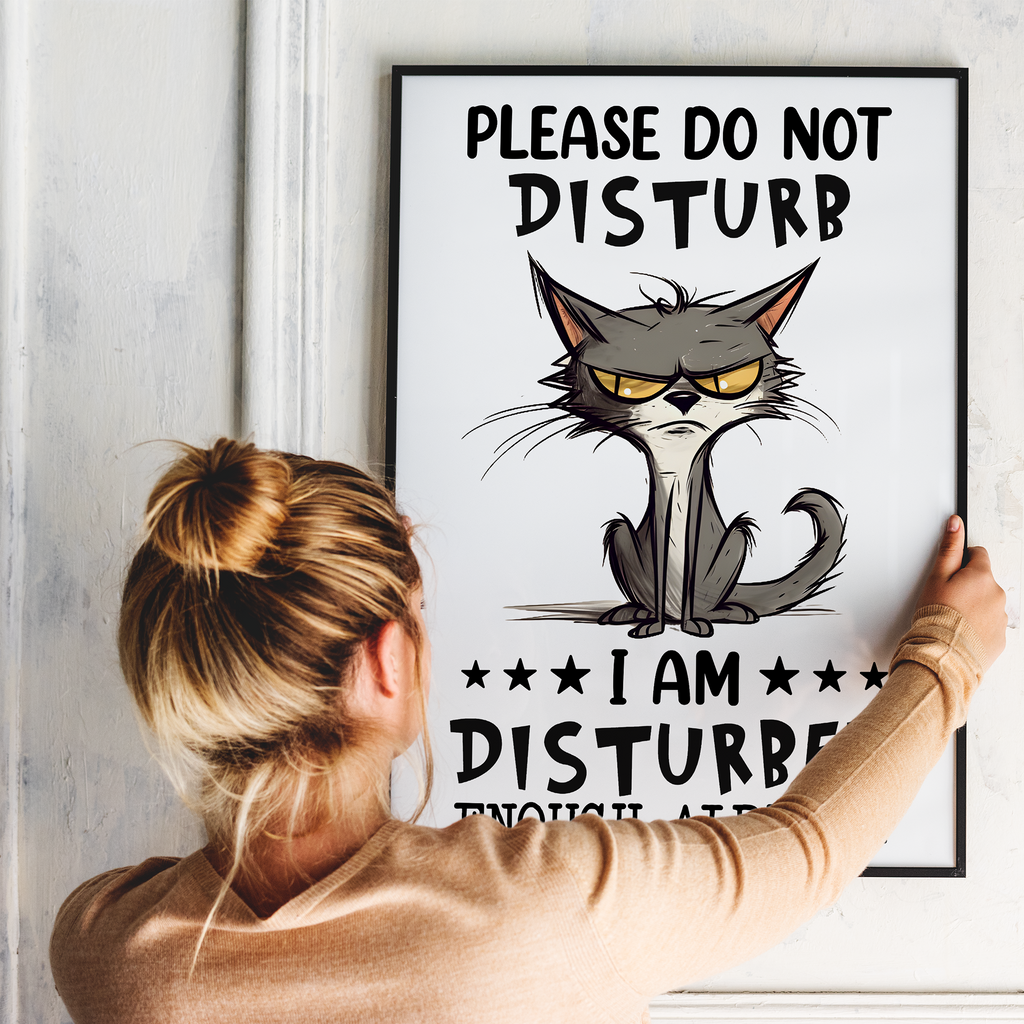 Sjov Citatplakat - Skab Glæde og Humor i Dit Hjem – Just Karikatur