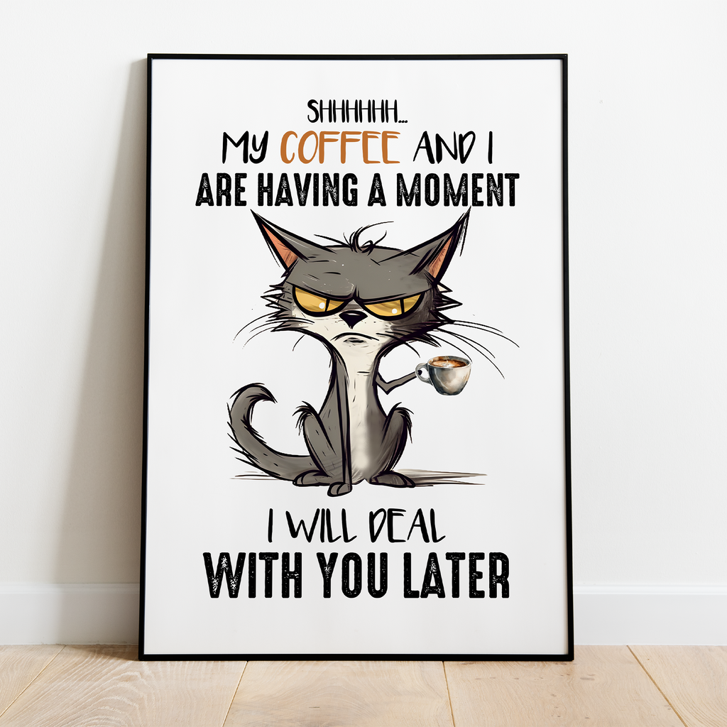 Sjov Citatplakat - Spred Glæde og Humor i Dit Hjem – Just Karikatur