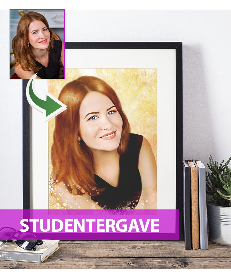 Studentergave - Valg af stilart – Just Karikatur